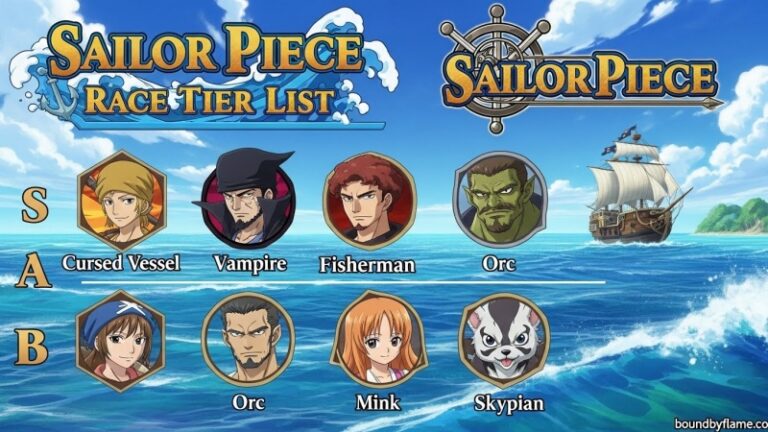 Sailor Piece Race Tier List - Complete (March 2026) Guide