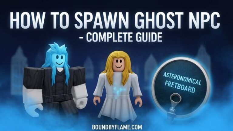 How to Spawn Ghost NPC Astronomical Fretboard in Fisch (2026 Guide)
