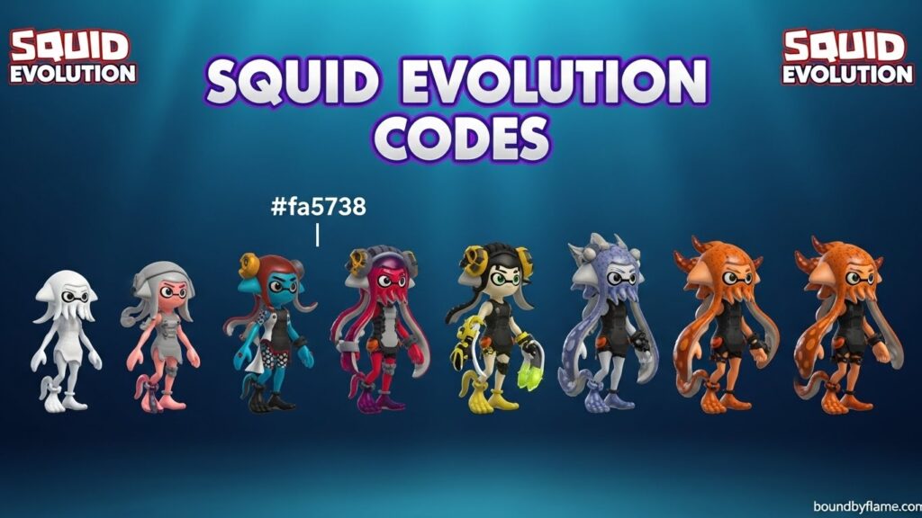 Squid Evolution Codes (March 2026) 10+ New Codes Available