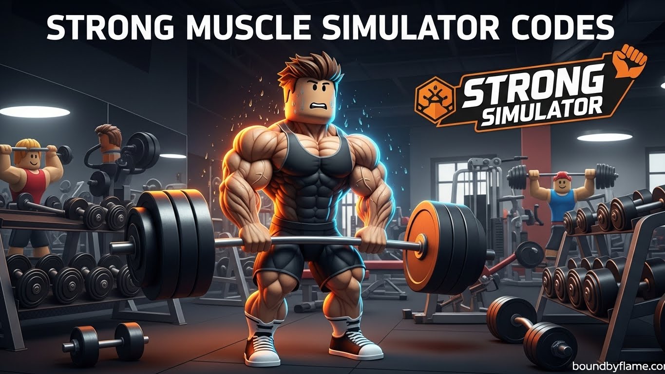 Strong Muscle Simulator Codes (March 2026) 8+ New Codes Available