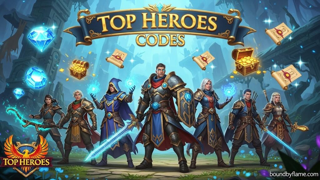 Top Heroes Codes (March 2026) 27+ New Codes Available
