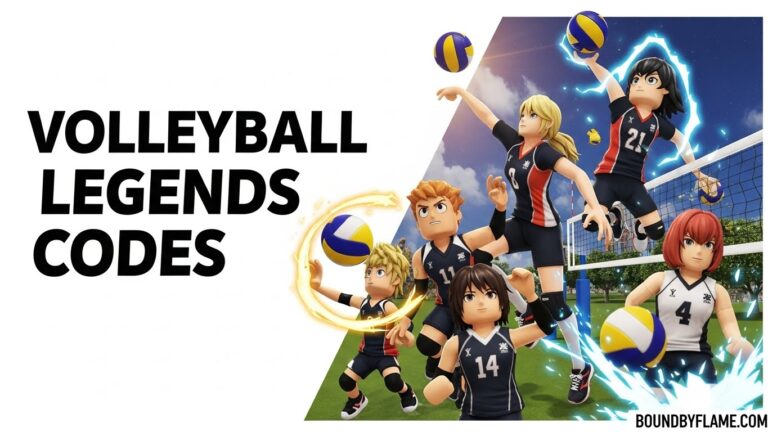 Volleyball Legends Codes (March 2026) 18+ New Codes available