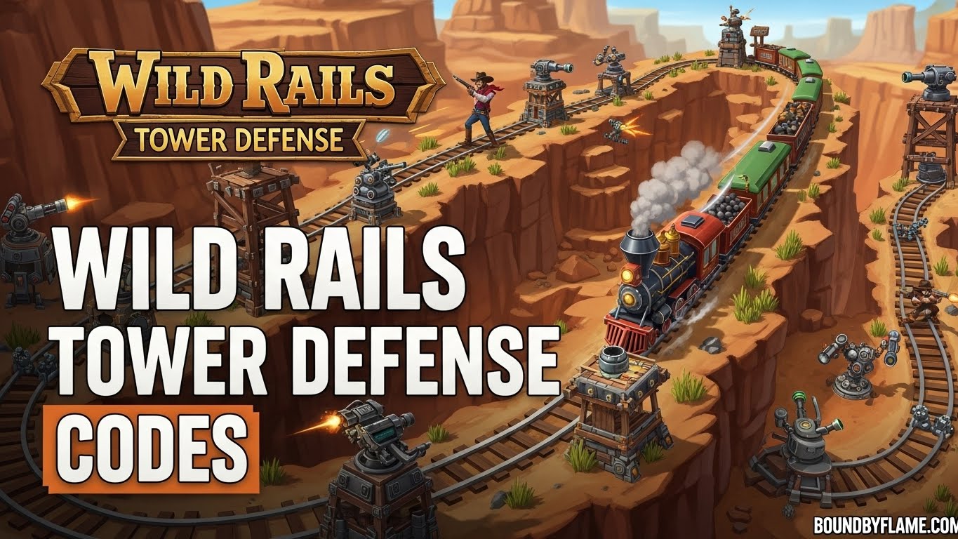 Wild Rails Tower Defense Codes (March 2026) 12+ New Codes Available