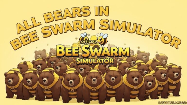 All Bears in Bee Swarm Simulator (March 2026) Master Guide