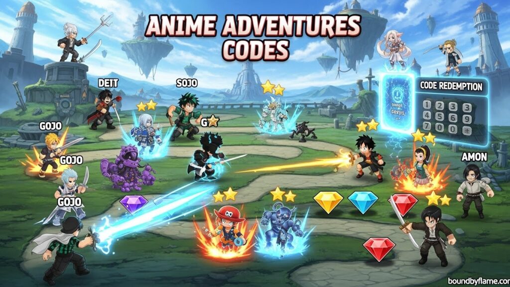 Anime Adventures Codes (March 2026) 1+ New Codes Available