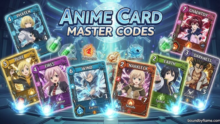 Anime Card Master Codes (March 2026) 15+ New Codes Available