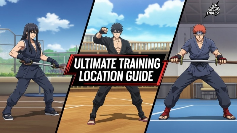 Anime Fighting Simulator Training (January 2026) Location Guide