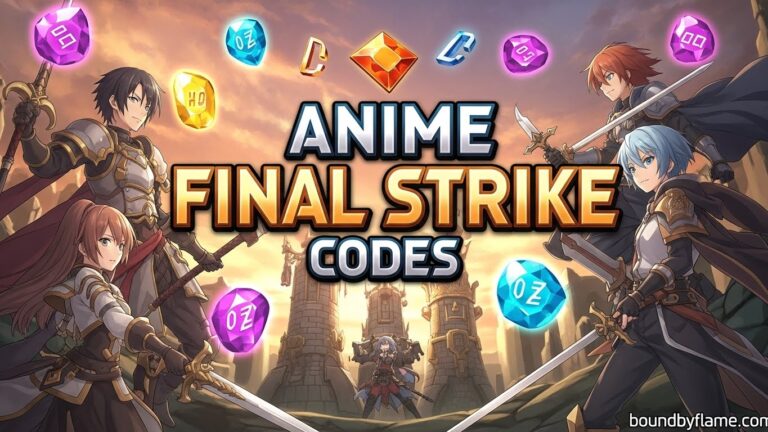 Anime Final Strike Codes (January 2026) 19+ New Codes Available