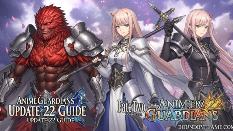 Anime Guardians Update 22 (March 2026) Guide: New Units & Codes
