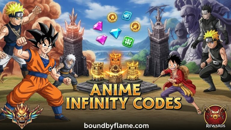 Anime Infinity Codes (March 2026) 21+ New Codes Available