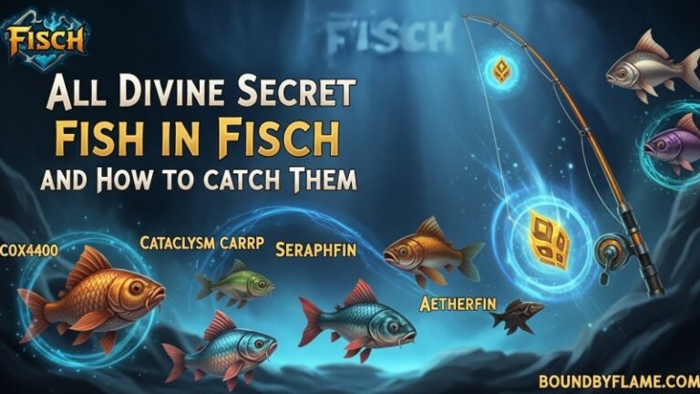 How to Catch All Divine Secret Fish in Fisch (March 2026) Pro Guide