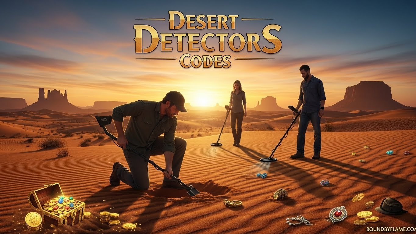 Desert Detectors Codes (March 2026) 3+ New Codes Available