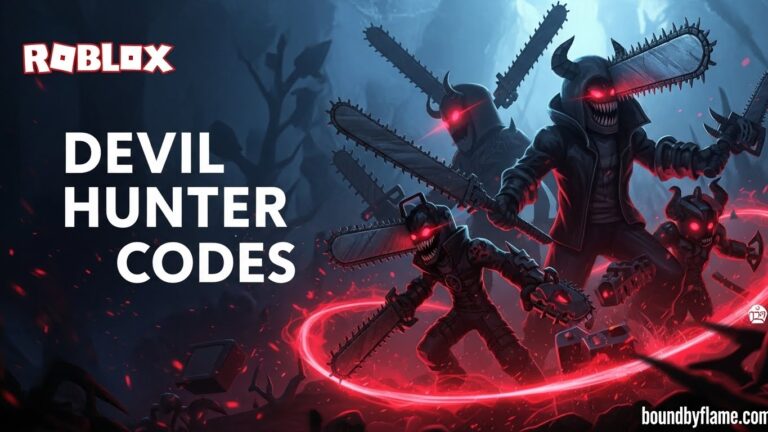 Devil Hunter Codes (March 2026) 27+ New Codes Available