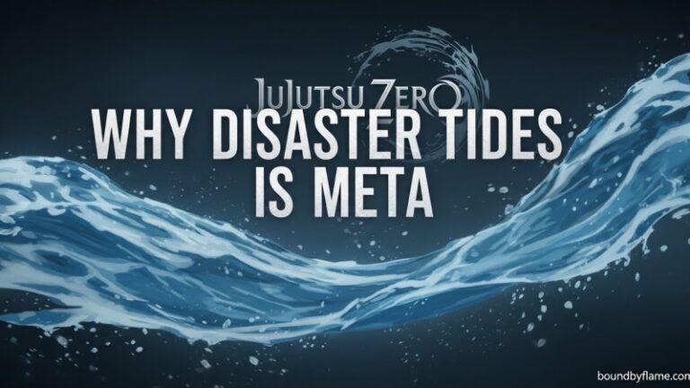 why Disaster Tides dominates Jujutsu Zero META (2026 Guide)