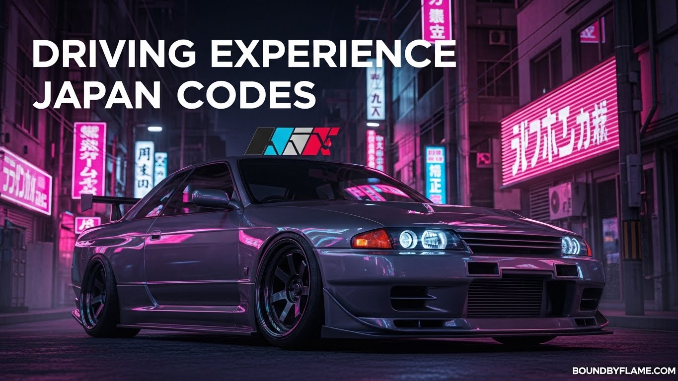Driving Experience Japan Codes (March 2026) 32+ New Codes Available