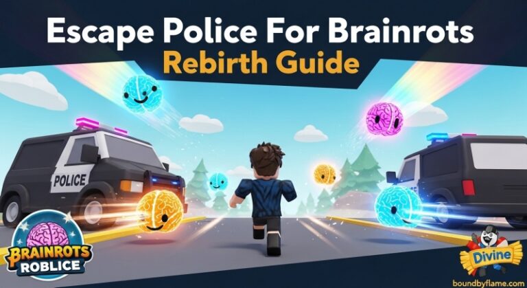 Escape Police For Brainrots Rebirth (March 2026) Mastery Guide