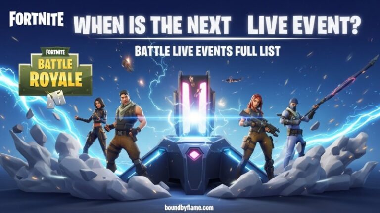 Fortnite Live Events Guide (March 2026) Complete Schedule