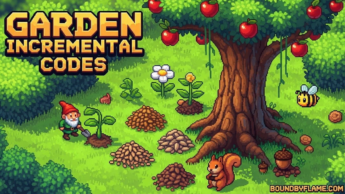 Garden Incremental Codes (March 2026) 29+ New Codes Available