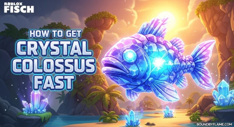 How to Get Crystal Colossus Fast Fisch (2026) Location & Strategy Guide
