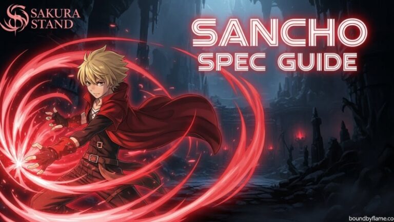 How to Get Sancho Spec in Sakura Stand (March 2026) Complete Guide