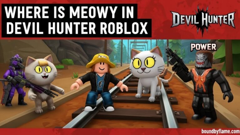 Where Is Meowy in Devil Hunter Roblox (March 2026) Location Guide