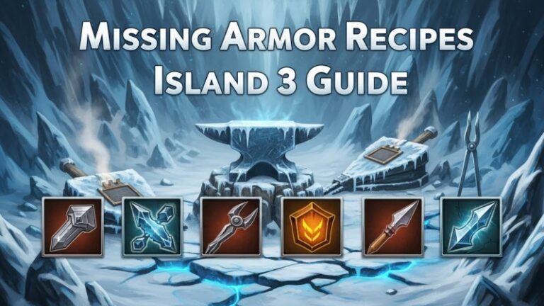 Missing Armor Recipes Island 3 Forge (March 2026) Full Guide