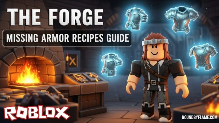 Missing Armor Recipes in The Forge (March 2026) Pro Guide