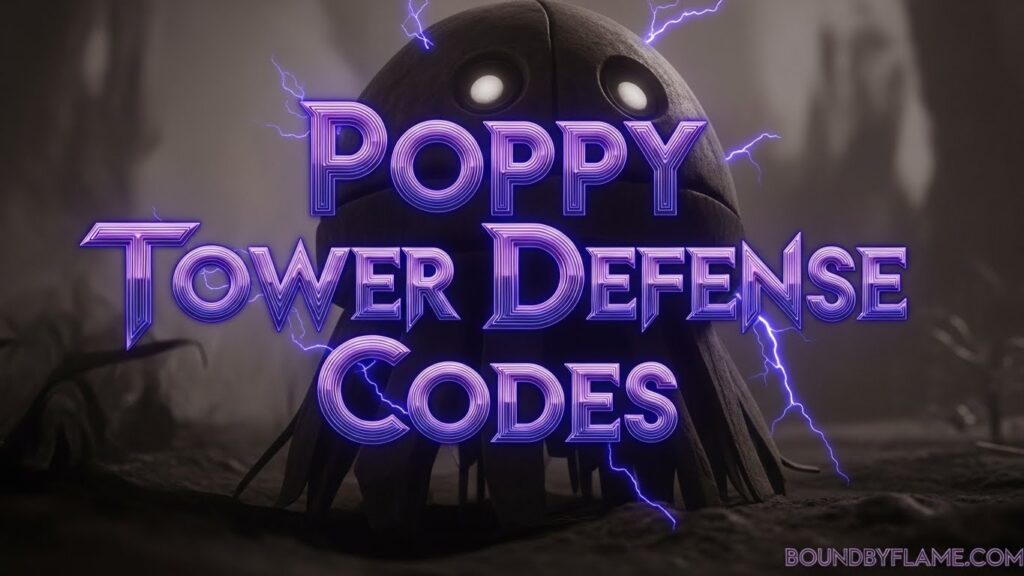 Poppy Tower Defense Codes (March 2026) 8+ New Codes Available