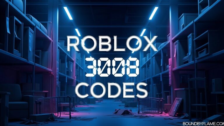 Roblox 3008 Codes (March 2026) 1+ New Codes Available