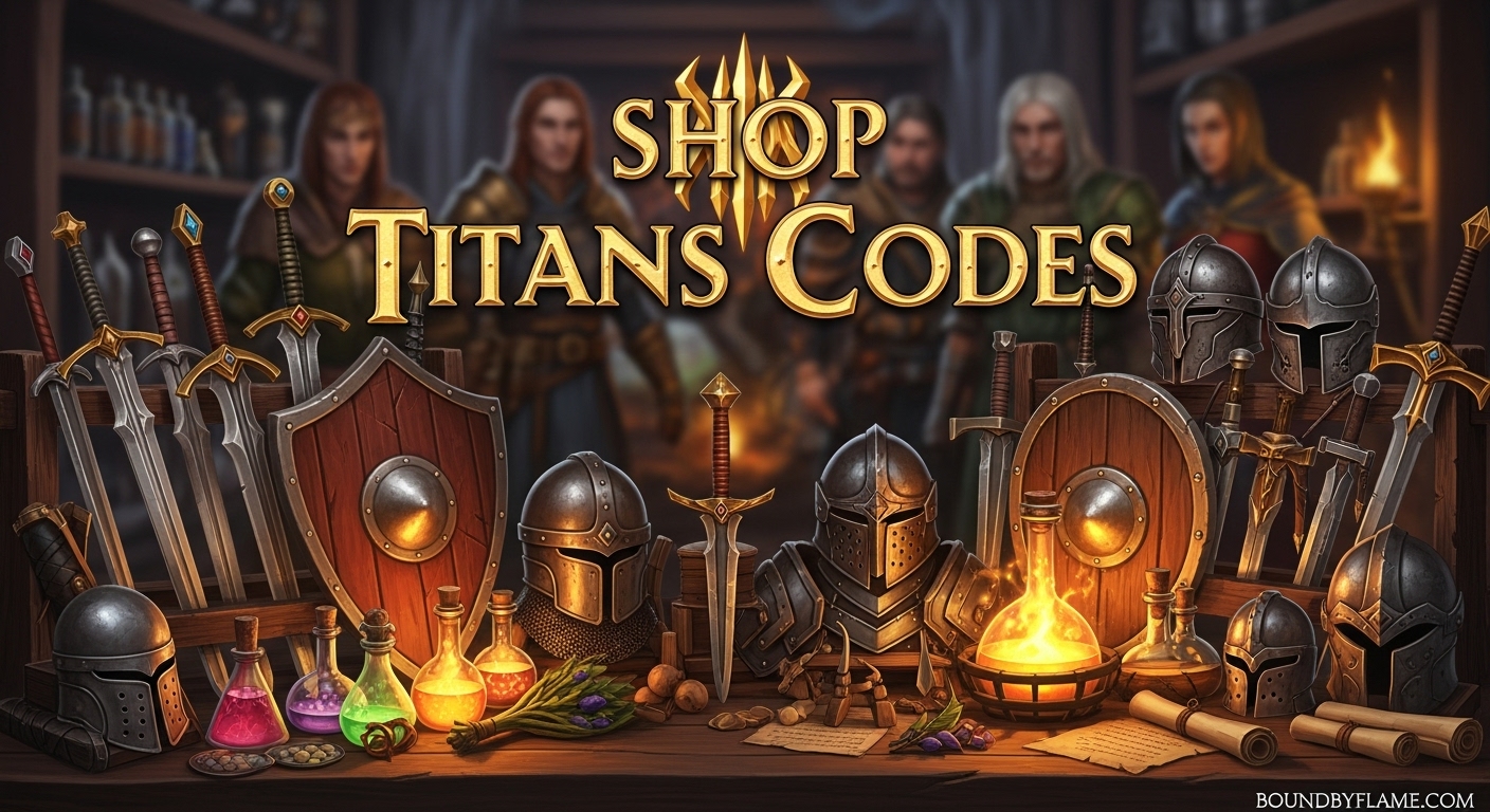 Shop Titans Codes (March 2026) 3+ New Codes Available