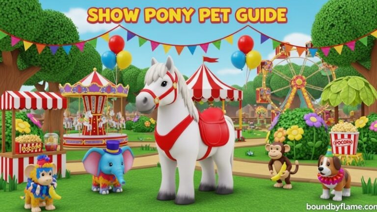 Show Pony pet does in Grow a Garden (March 2026) Complete Guide