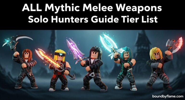 Solo Hunters Mythic Melee Weapons Tier List (March 2026) Full Guide