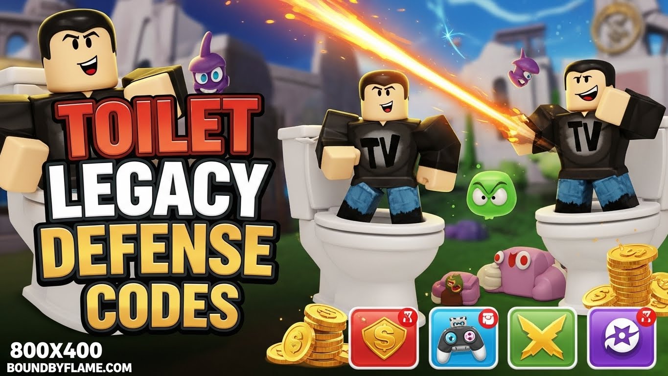 Toilet Legacy Defense Codes (March 2026) 14+ New Codes Available