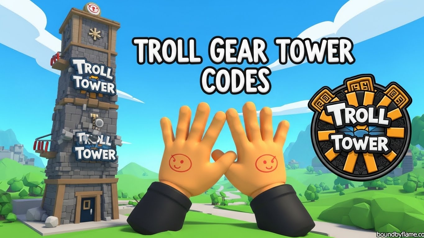 Troll Gear Tower Codes (February 2026) 8+ New Codes Available