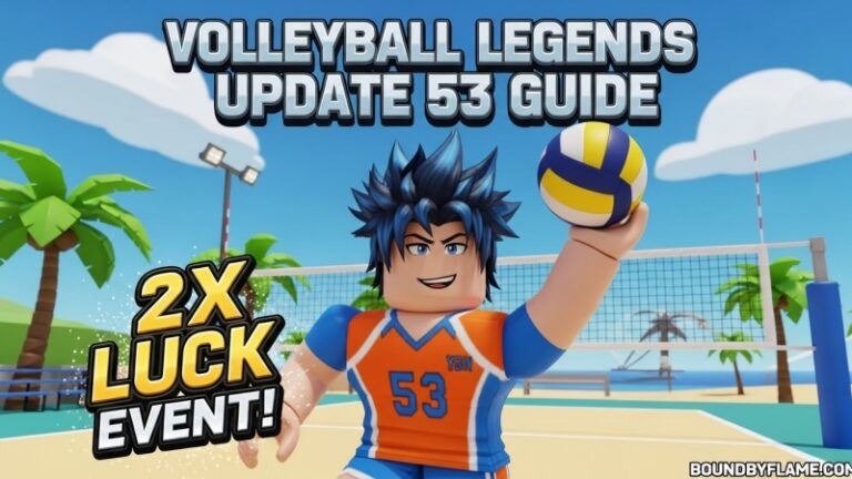Volleyball Legends Update 53 2026 Guide: Yogan Rework & 2x Luck Event