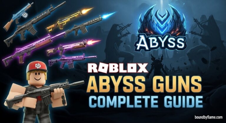 All Weapons List in in Roblox Abyss (March 2026) Complete Guide
