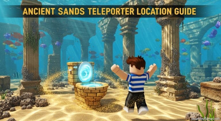 Ancient Sands teleporter location in Roblox Abyss (2026 Guide)