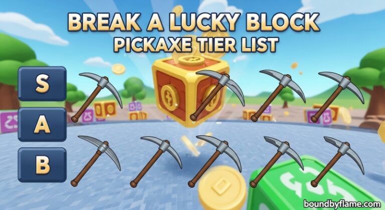 Break a Lucky Block Pickaxe Tier List (March 2026) Expert Guide