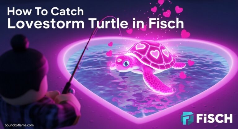 How To Catch Lovestorm Turtle in Fisch (March 2026) Pro Guide