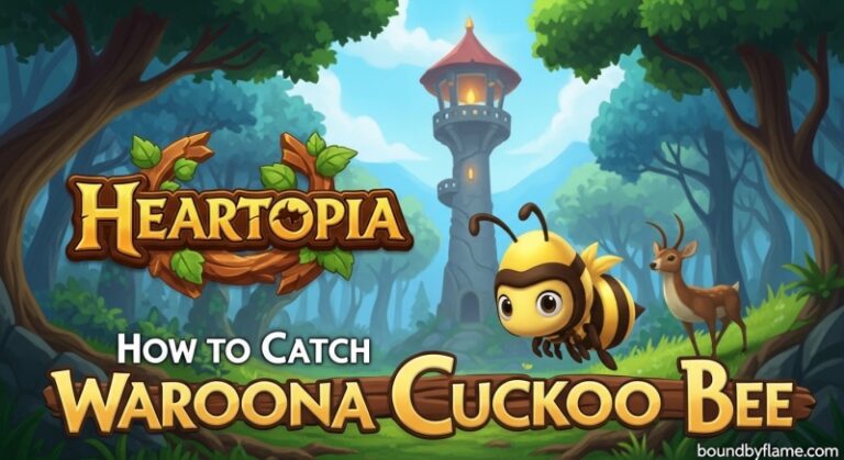 How to Catch Waroona Cuckoo Bee in Heartopia (2026 Guide)