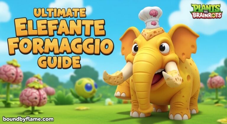 Elefante Formaggio in Plants Vs Brainrots (March 2026) Full Stats Guide