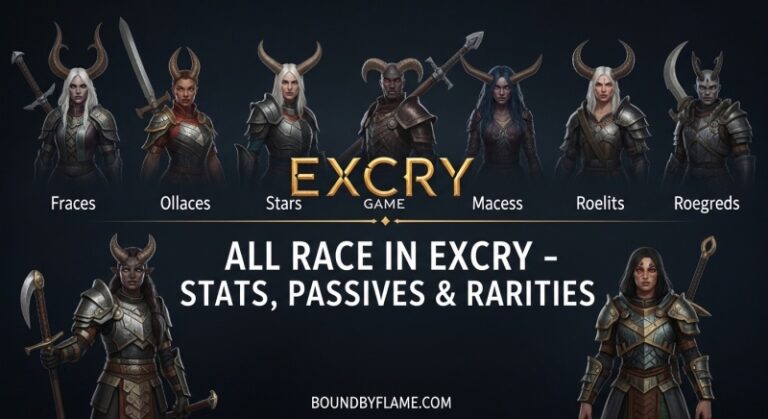 Expert Excry Race Guide (March 2026) Stats, Passives & Rarities