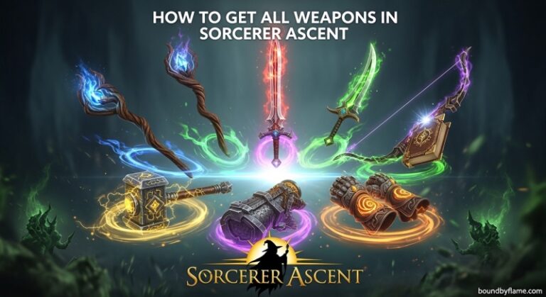 How to Get All Weapons in Sorcerer Ascent (March 2026) Expert Guide