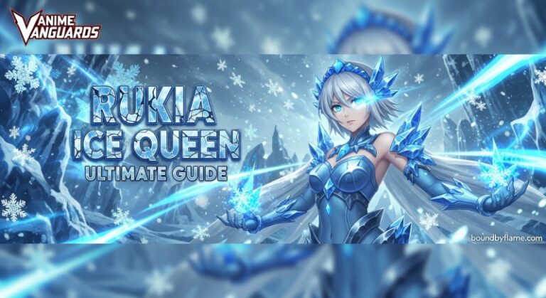 Rukia Ice Queen in Anime Vanguards (March 2026) Abilities & Build