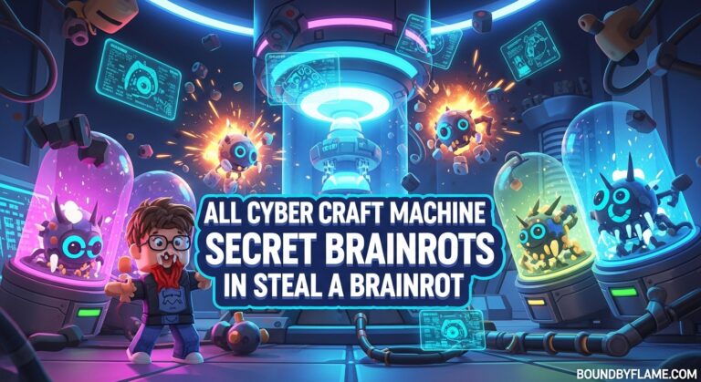All Cyber Craft Machine Secret Brainrots In Steal A Brainrot (April 2026)