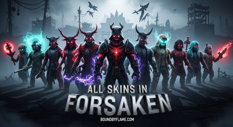 All Skins in Forsaken (April 2026) Complete List and How to Unlock Them