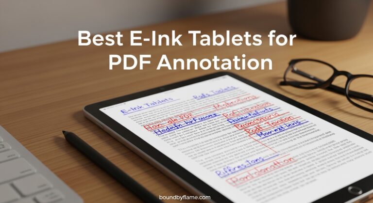 7 Best E-Ink Tablets for PDF Annotation (April 2026) Expert Tested