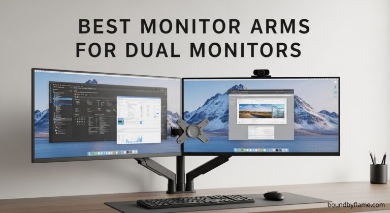 12 Best Monitor Arms for Dual Monitors (April 2026) Expert Tested