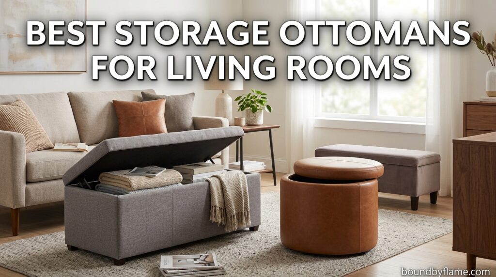 10 Best Storage Ottomans for Living Rooms (June 2026) Tested & Compared